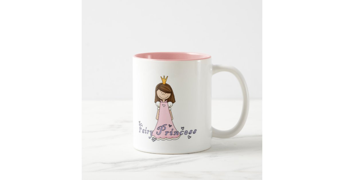 かわいいリトルかわいらしフェアリープリンセス ツートーンマグカップ | Zazzle.co.jp