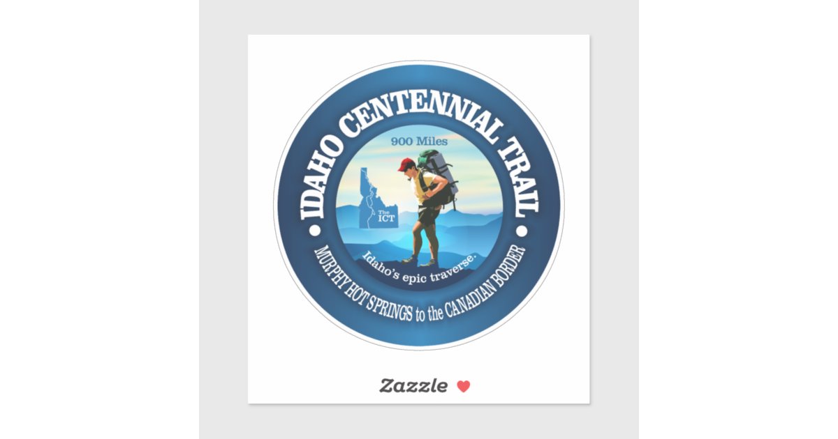 アイダホ100周年の軌跡(C) シール | Zazzle.co.jp