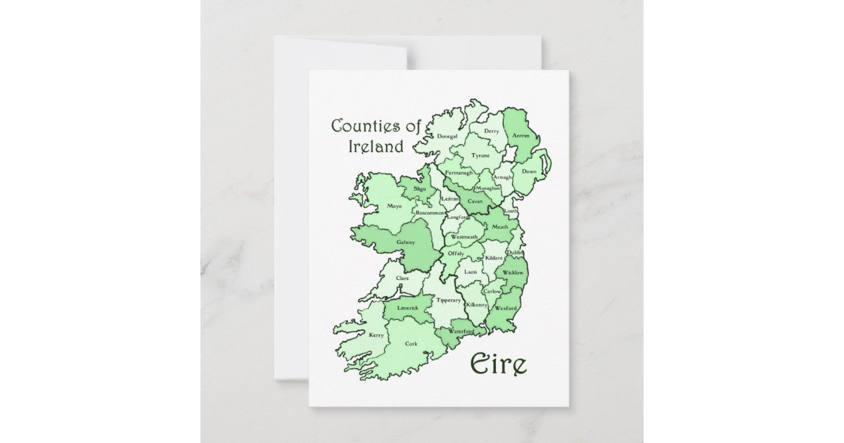 アイルランドの地図 | Zazzle.co.jp