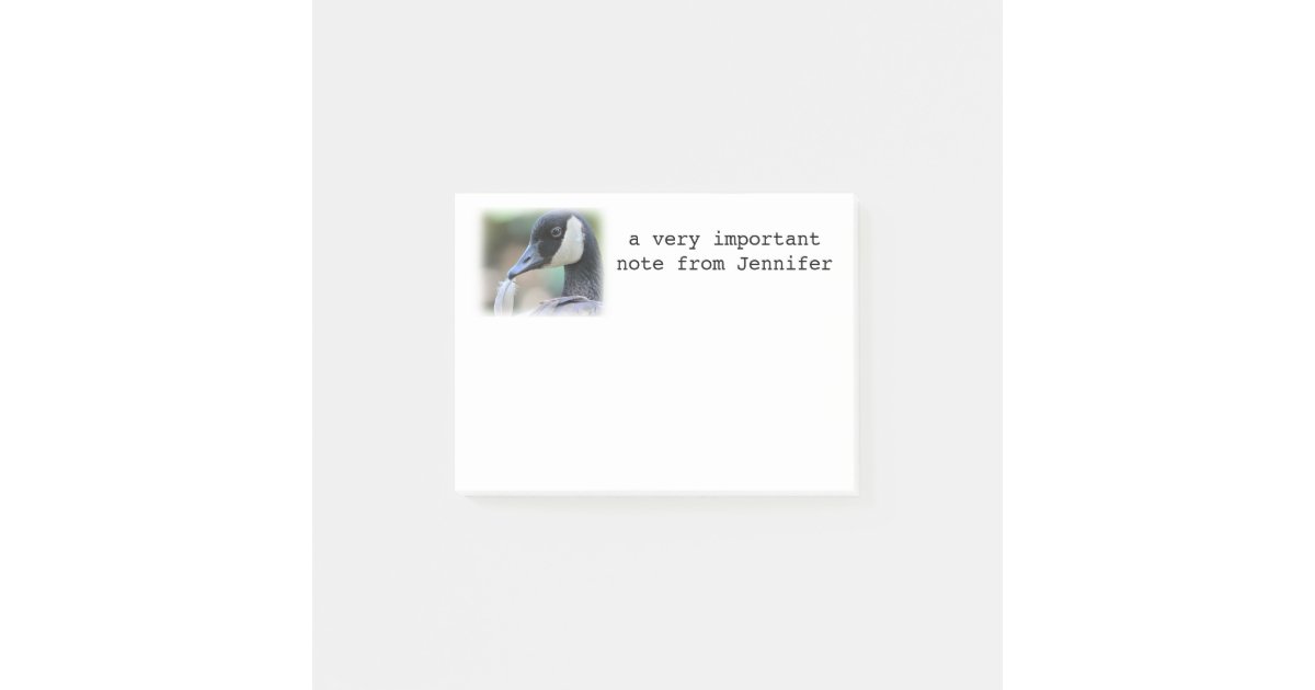 カナダのガチョウ ポストイット | Zazzle.co.jp