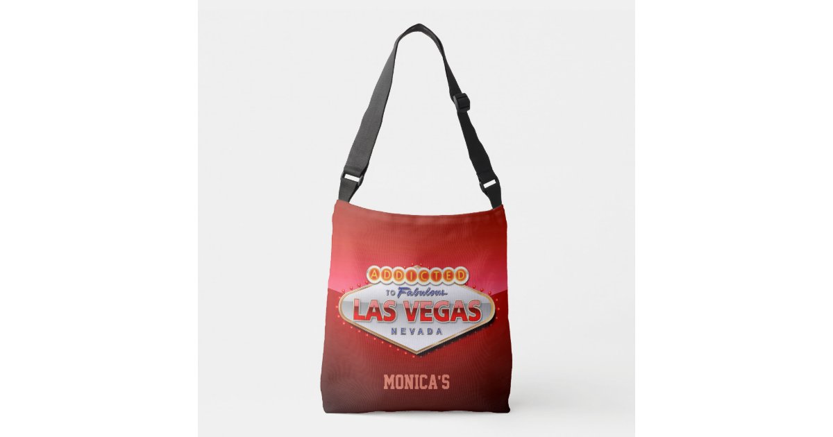 ネバダ州ラスベガス中毒おもしろい徴候 クロスボディバッグ | Zazzle.co.jp