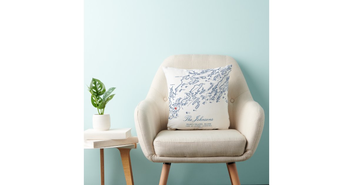ピークスアイランドメ結婚インズ初めてのクリスマス クッション | Zazzle.co.jp