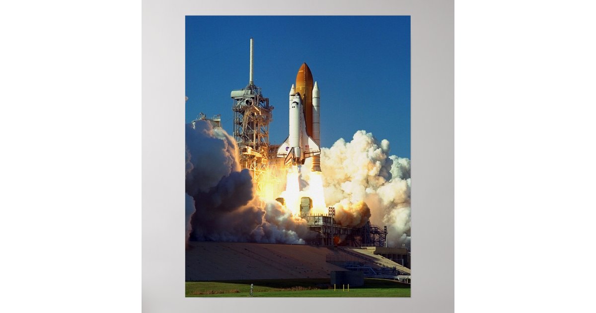 宇宙シャトル発見の開始(STS-95) ポスター | Zazzle.co.jp