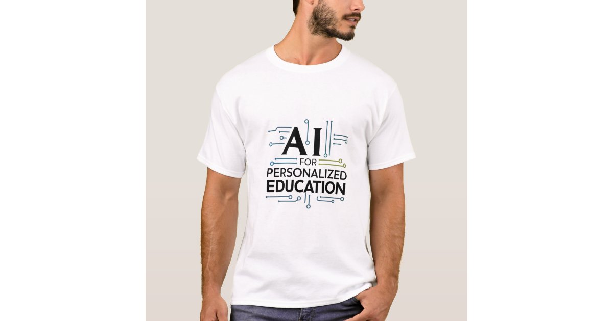 "教育のためのパーソナライズされたAI – 未来学" Tシャツ | Zazzle.co.jp