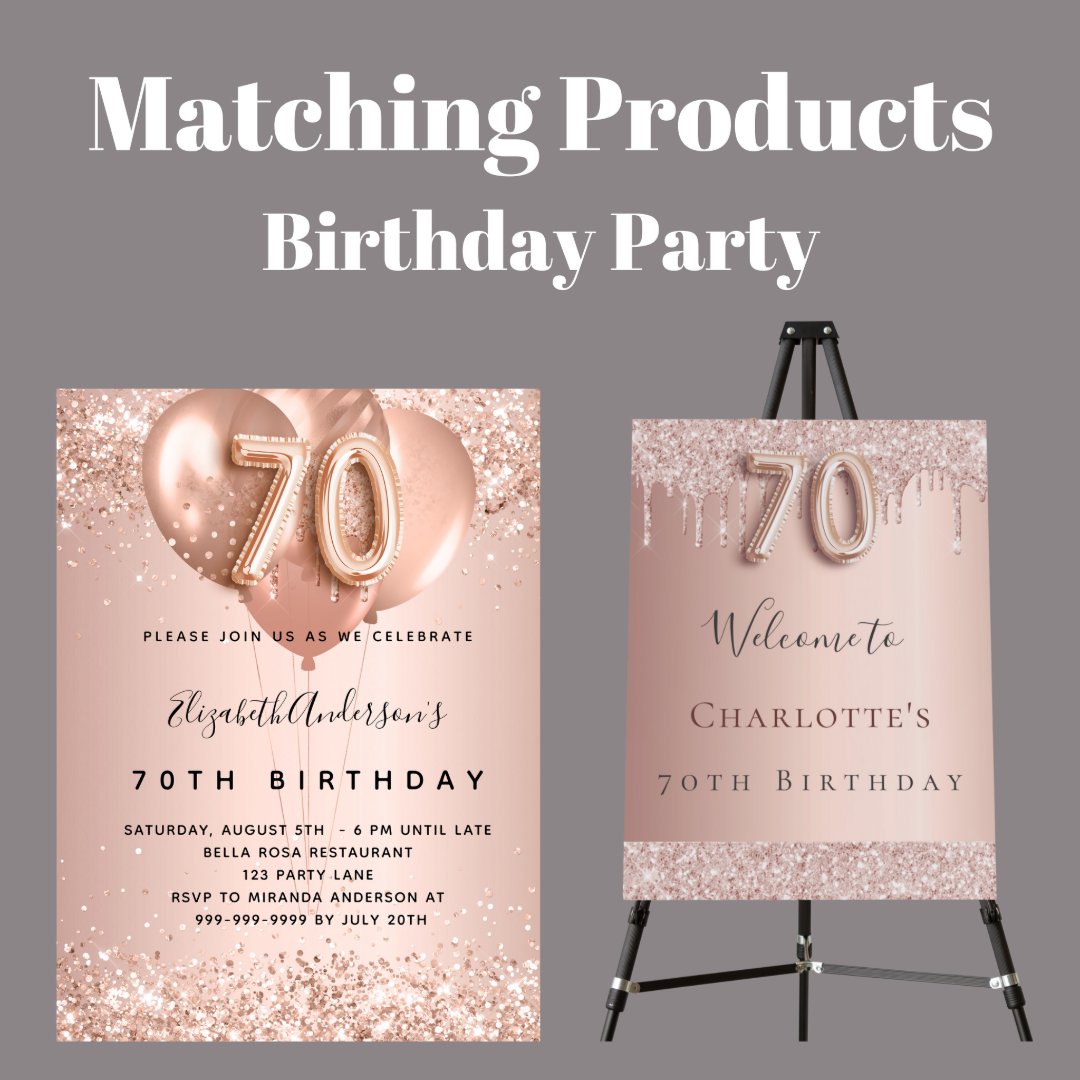 70歳の誕生日バラ金ゴールドグリッターモノグラム名 紙コップ | Zazzle.co.jp